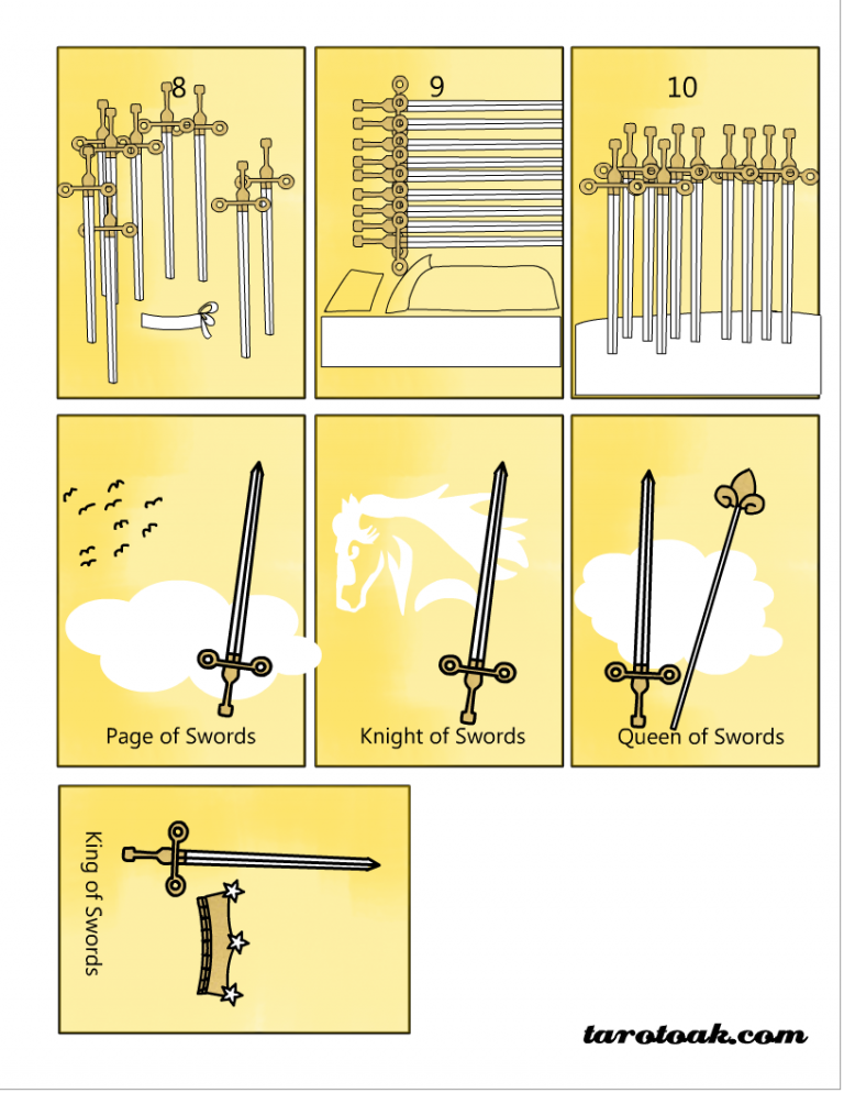 Free Printable Tarot Cards (Cute and Simple)